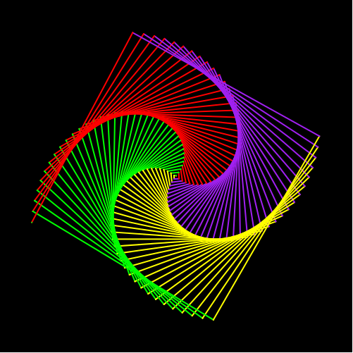 5 Racket Turtle Examples With Recursion